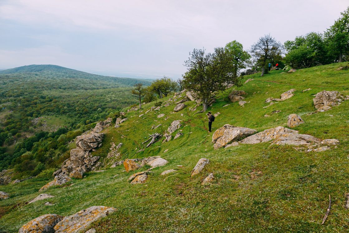Munții Măcin: Spre Vârful Țuțuiatu